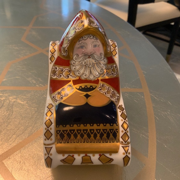 Holiday | 180s Santa Vtg Royal Crown Derby Artifact Fine Porcelain ...